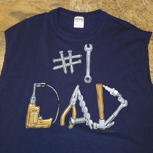 Jerzees | Shirts | New Graphic Dad Tank | Poshmark